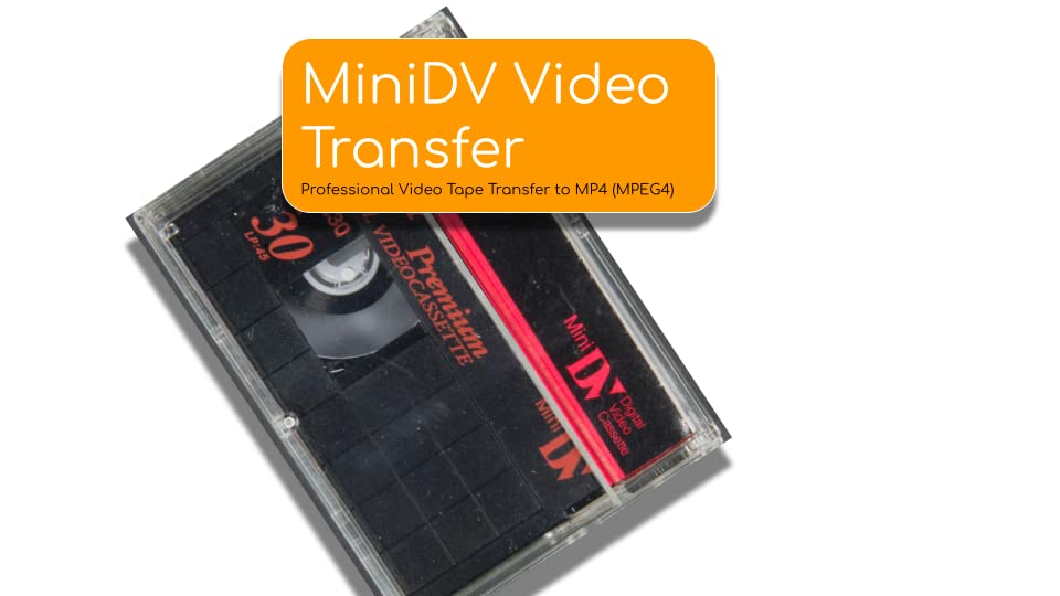 Lotus Media Video Tape Transfer Service, Digitization to MP4 (VHS, VHS-C, Hi8, Video 8, Digital8, 8mm, MiniDV, Beta, Audio) - New Customer Offer