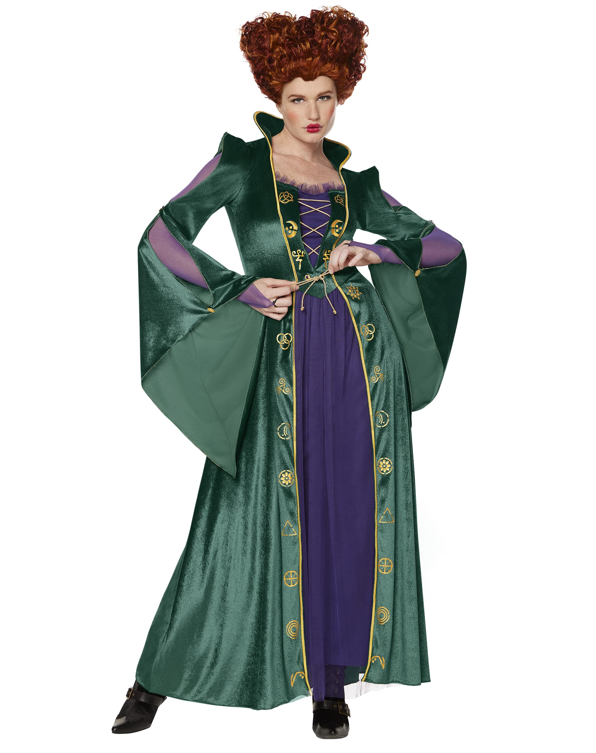 Spirit Halloween Hocus Pocus Adult Winifred Sanderson Costume | Officially Licensed | Witch Cosplay | TV and Movie Costume