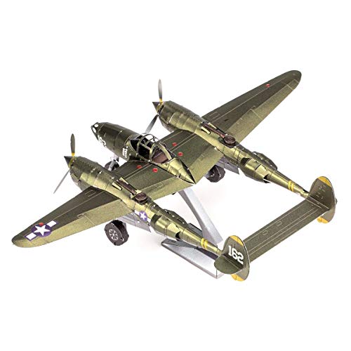 Metal Earth Premium Series P-38 Lightning 3D Metal Model Kit Fascinations
