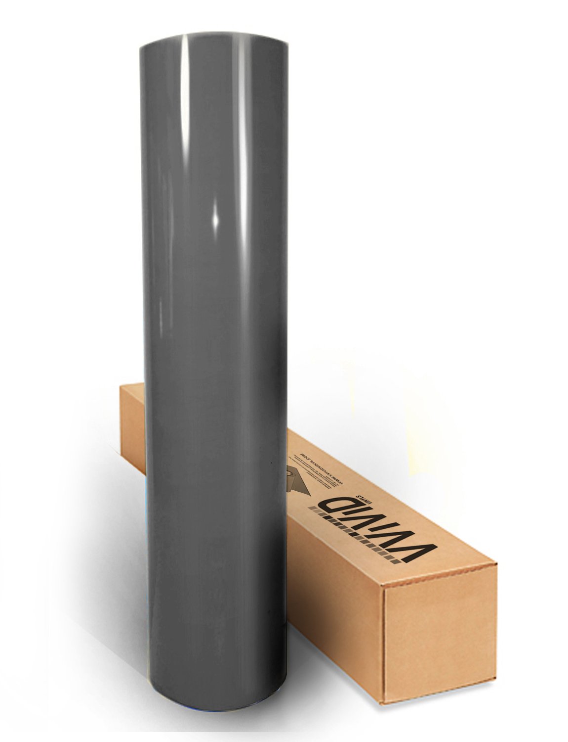 VVIVID XPO Gloss Dark Grey Vinyl Car Wrap Film Roll (1.5ft x 5ft)