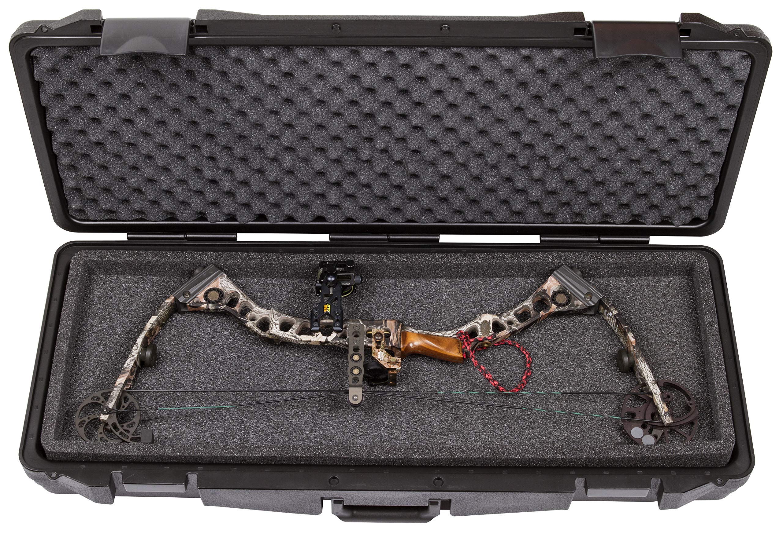 Flambeau Outdoors 6463BW Safe Shot Double Wall Bow Case, Portable Bow Storage,Black