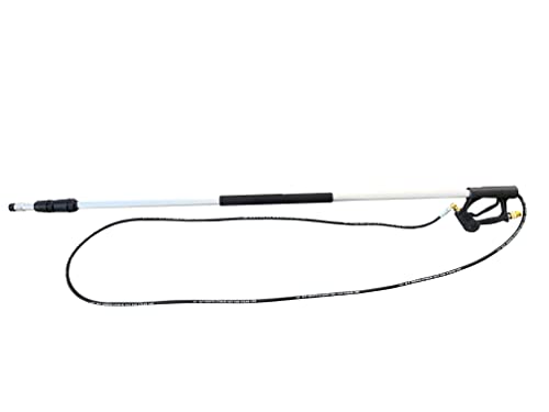 AR Annovi Reverberi, ARTEL-18C Pressure Washer Telescoping Lance & Connection Accessories. 4000 Max PSI, 7 Max GPM, 18 Foot Extension, Metal Lance, Aluminum Base, Quick Connect Attachments