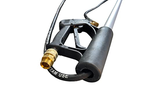AR Annovi Reverberi, ARTEL-18C Pressure Washer Telescoping Lance & Connection Accessories. 4000 Max PSI, 7 Max GPM, 18 Foot Extension, Metal Lance, Aluminum Base, Quick Connect Attachments
