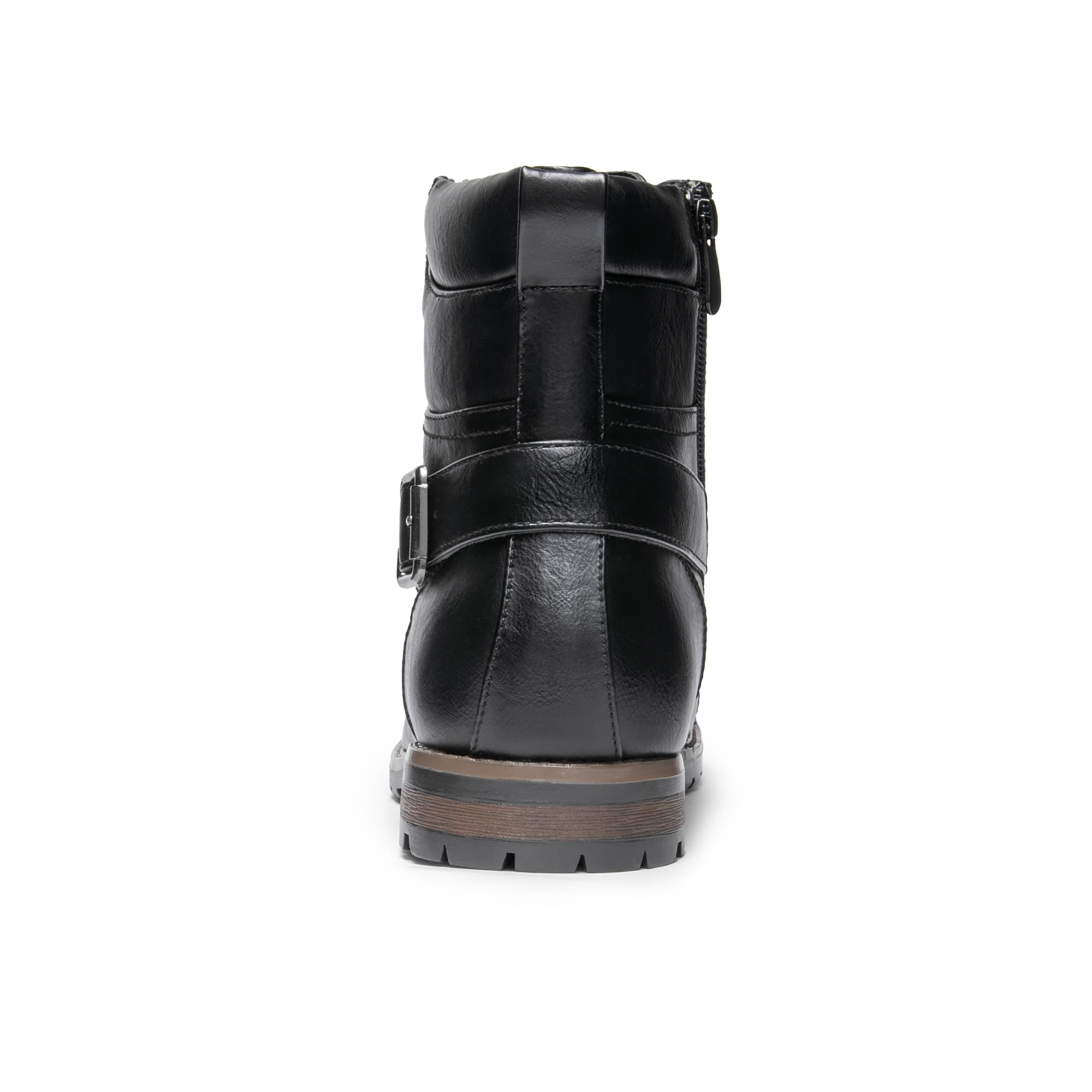 Bruno Marc Men's Motorcycle Combat Boots Casual Zipper Biker Boot, Black, Size 14 M US, Philly-3