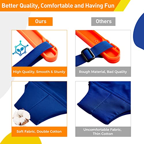 FUNLIO Baby Jumper with a Ceiling Hook for 6-24 Months, Baby Door Jumper for Indoor/Outdoor Play, Infant Jumper Doorway with Adjustable Chain, Easy to Assemble & Store (with a Ceiling Hook)