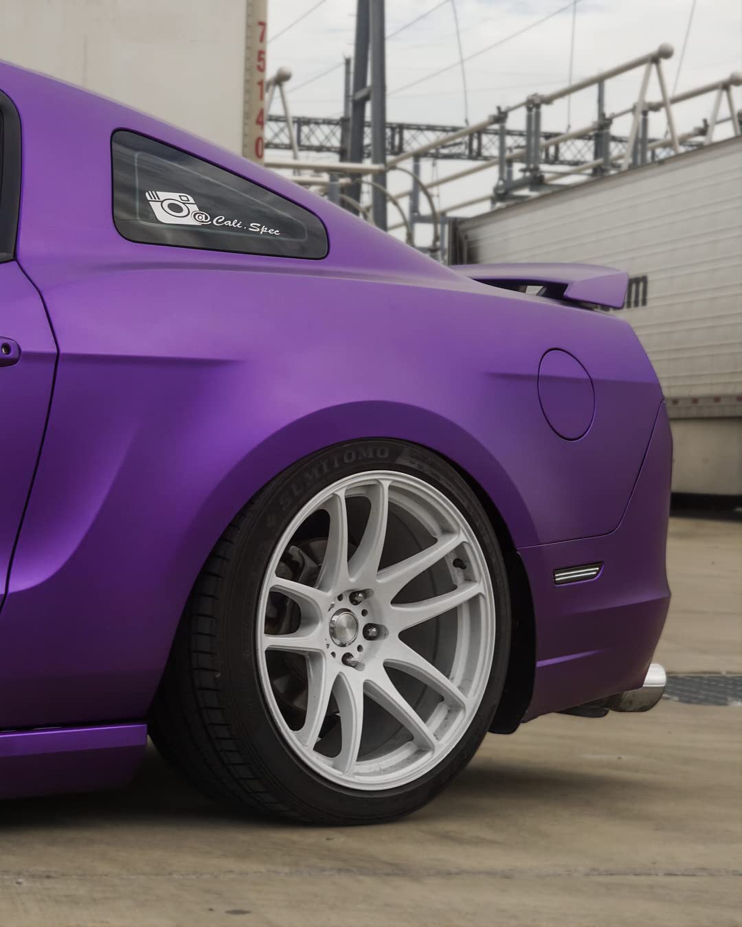VViViD+ Matte Metallic Purple Vinyl Wrap (1 Foot x 5 Feet)
