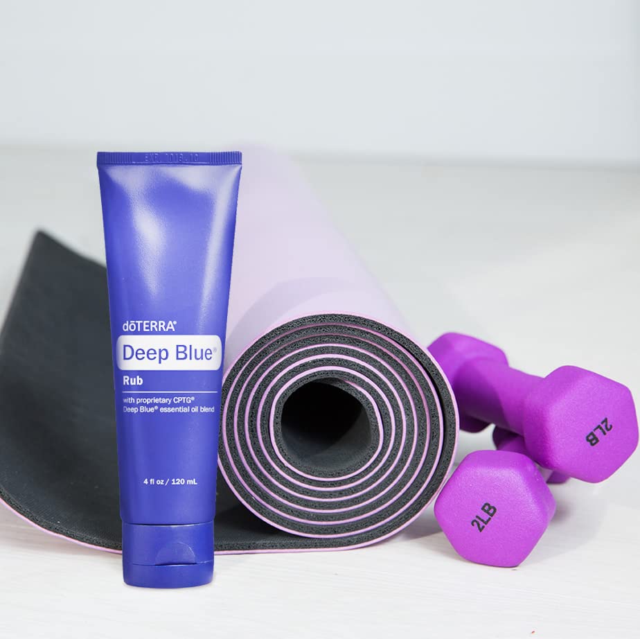 Deep Blue Sore Muscle Rub & Soothing Essential Oil Blend 2 Piece Set