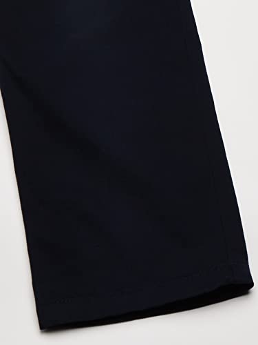The Children's Place Boys' Uniform Pleated Chino Pants, New Navy, 8 husky