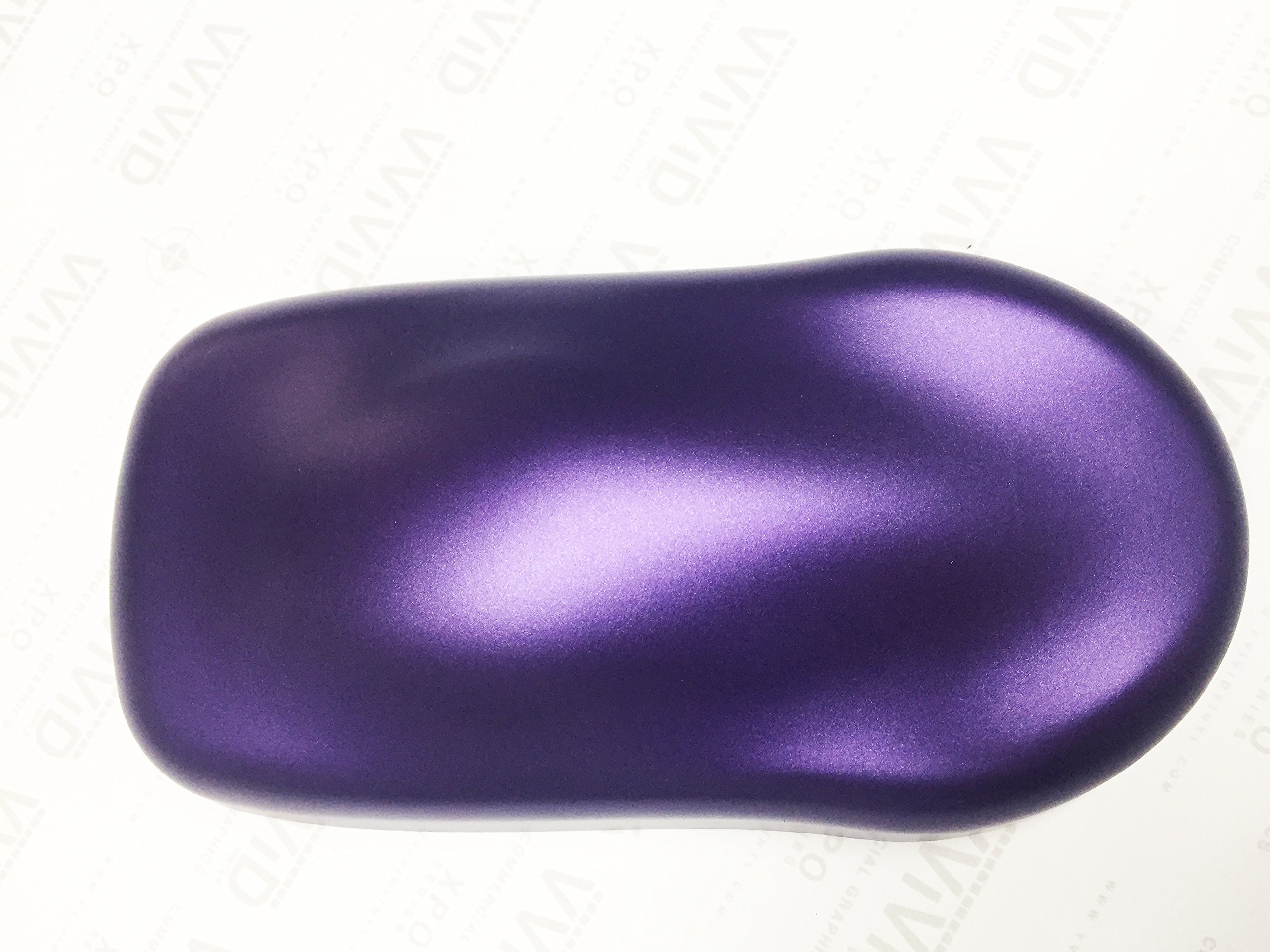 VViViD+ Matte Metallic Purple Vinyl Wrap (1 Foot x 5 Feet)