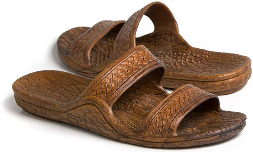 Pali Hawaii Unisex Adult Classic Jandal Sandal (Light Brown, 7)
