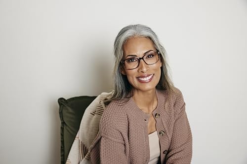 Peepers by PeeperSpecs Women's Nature Walk Soft Square Reading Glasses, Tortoise/Aqua, 49 + 2.25