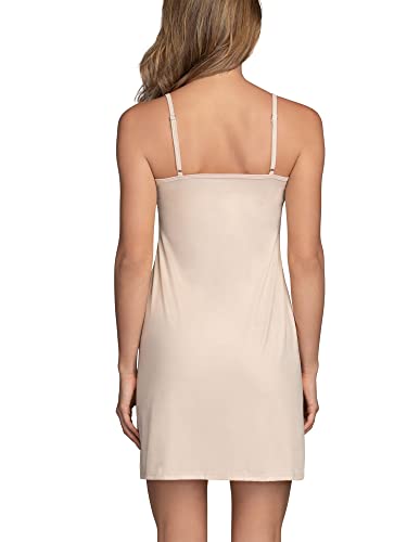 Vanity Fair womens for Under Dresses Full Slip, Tailored - 18" Neutral, Small US