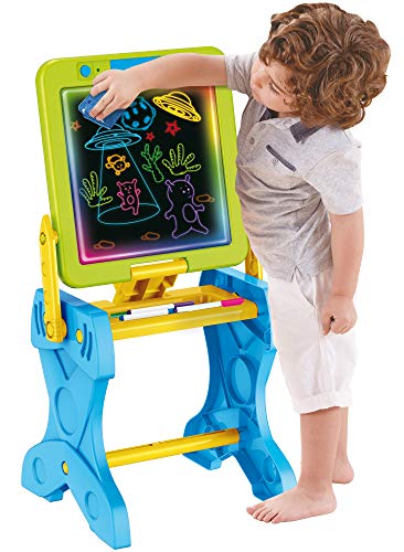 Liscianigiochi Carotina Banquet Chalkboard Led 3 in 1 Game for Kids, 77465, Multicolor, 94.5 x 9 x 67 cm; 2.8 kg