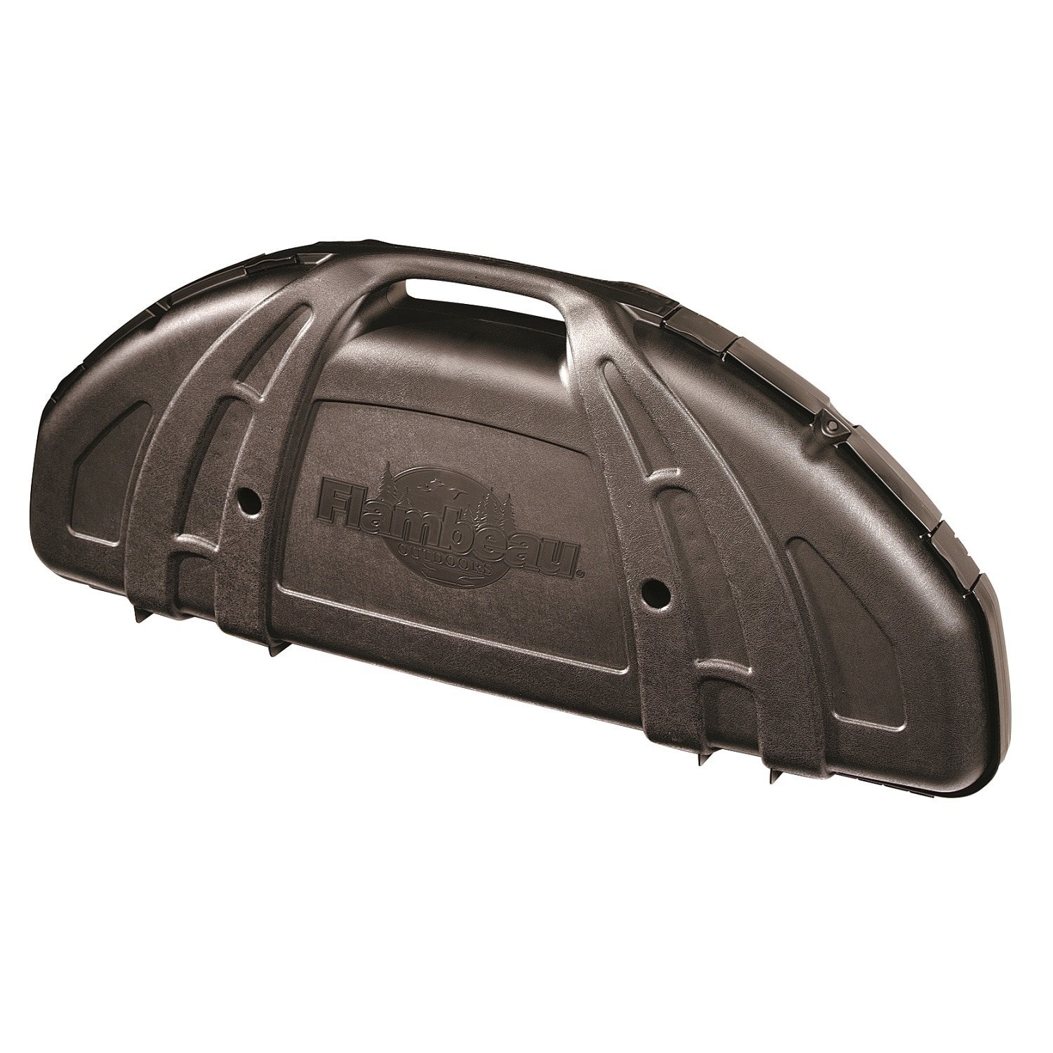Flambeau Outdoors Compound Bow Case Sleek Black Finish 4 Locking Points 6461SC