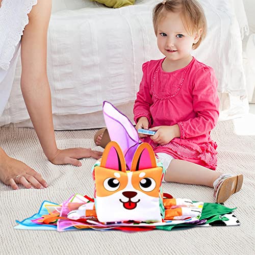 Colaxi Baby Tissue High Contrast Crinkle for Boys and Girls Toddlers Kids