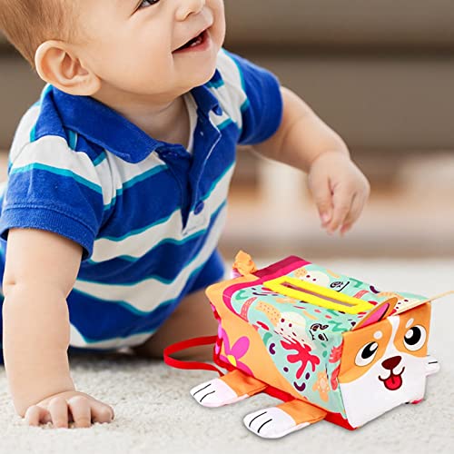 Colaxi Baby Tissue High Contrast Crinkle for Boys and Girls Toddlers Kids