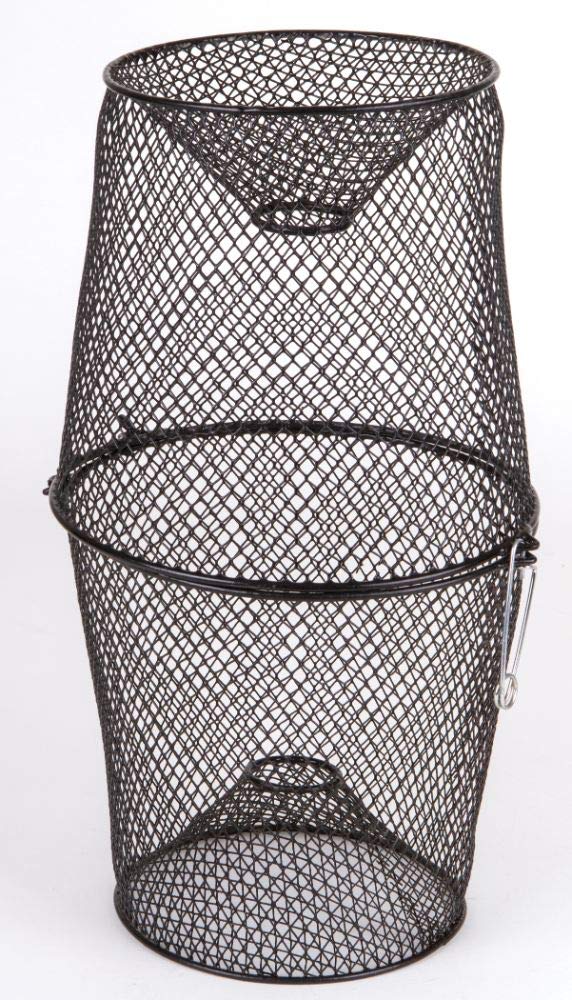 Flambeau Outdoors 6075FT Black Torpedo Minnow Trap, Wire Trap with Black Vinyl Finish