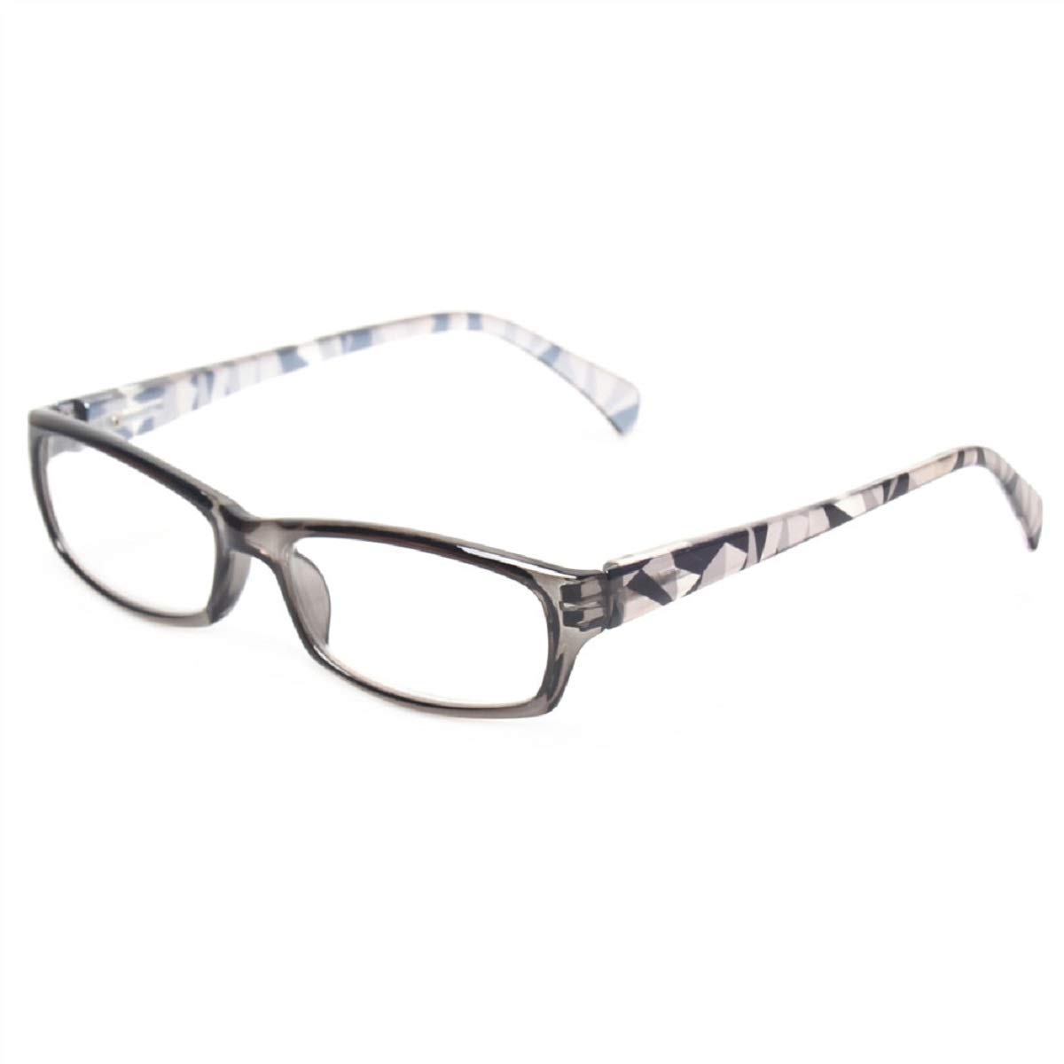Reading Glasses 5 Pairs Fashion Ladies Readers Spring Hinge with Pattern Print Eyeglasses for Women (5 Pack Mix Color, 2.75)