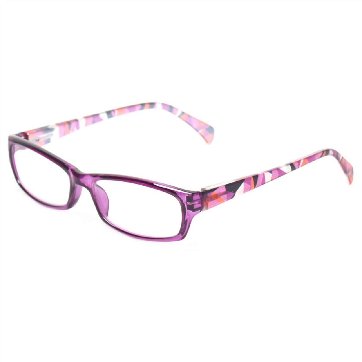 Reading Glasses 5 Pairs Fashion Ladies Readers Spring Hinge with Pattern Print Eyeglasses for Women (5 Pack Mix Color, 2.75)