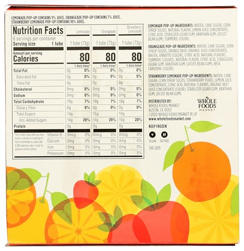 365 by Whole Foods Market, Popups Citrus 6 Count, 18 Fl Oz