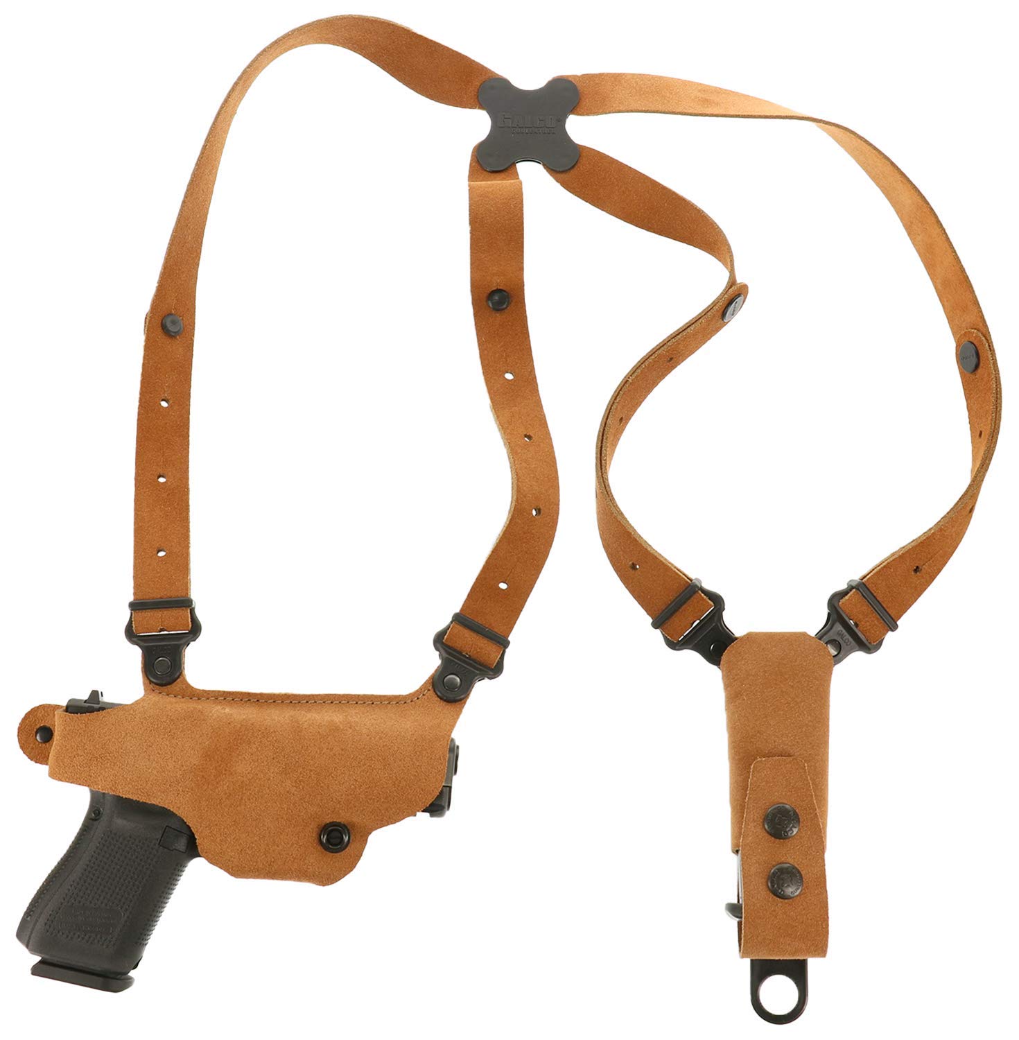 Galco CL652 Classic Lite Shoulder System for M&P Shield 9/40, 2.0 9/40, RH, Natural