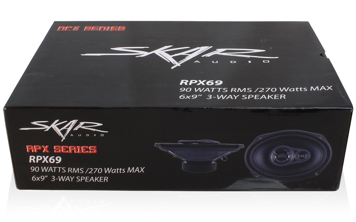 Skar Audio RPX69 6-Inch x 9-Inch 3-Way Coaxial Speakers - Pair