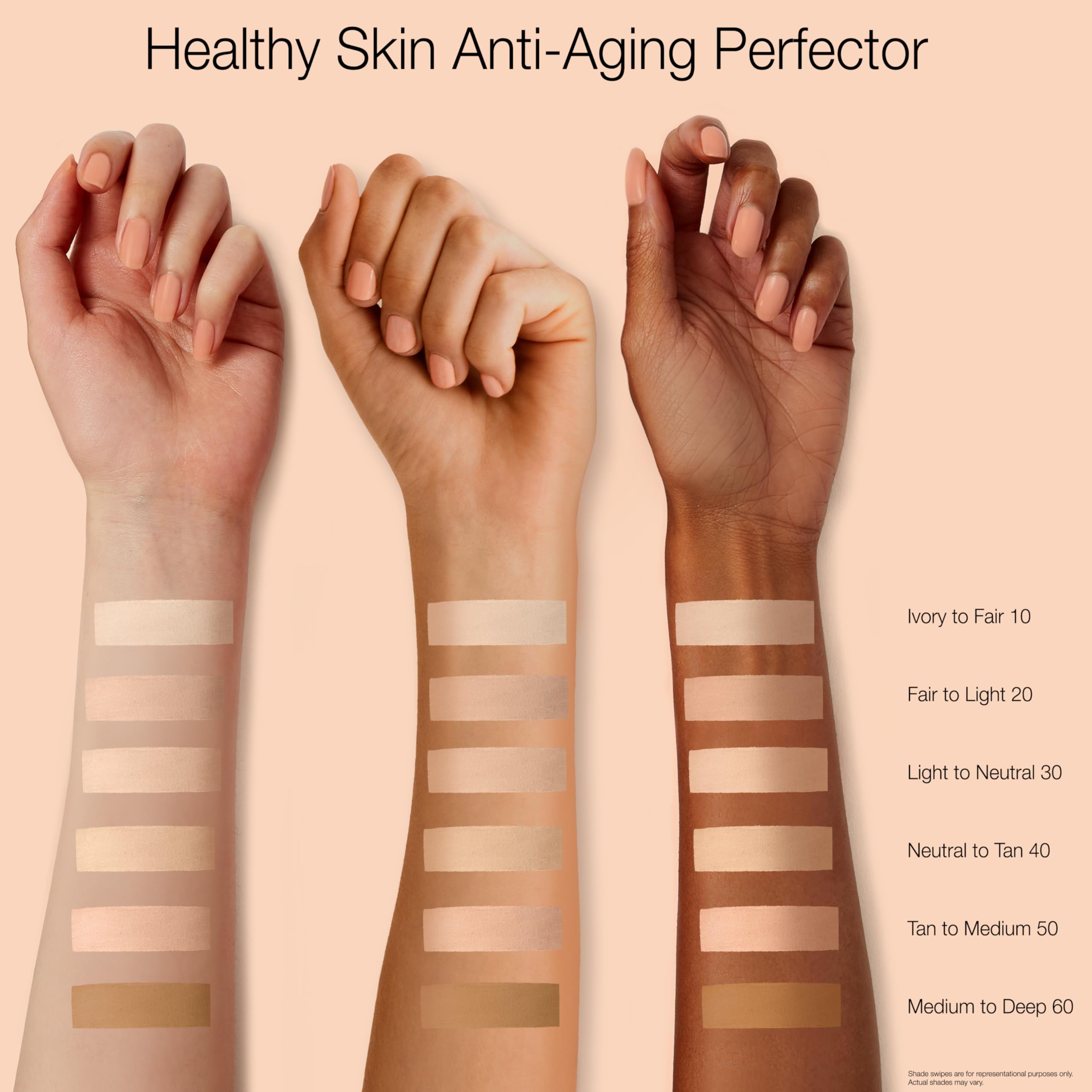 Neutrogena Healthy Skin Anti-Aging Perfector Tinted Facial Moisturizer and Retinol Treatment with Broad Spectrum SPF 20 Sunscreen with Titanium Dioxide, 60 Medium to Deep, 1 fl. oz