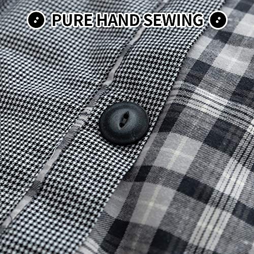 Simple&Opulence 100% Cotton Black and White Buffalo Check Plaid Duvet Cover Set, 3 Pieces Bedding Set Including1 Comforter Cover and 2 Pillow Shams (Queen, Black and White)