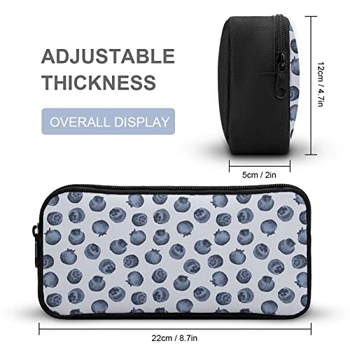 Blueberry Pencil Case Pencil Pouch Coin Pouch Cosmetic Bag Office Stationery Organizer