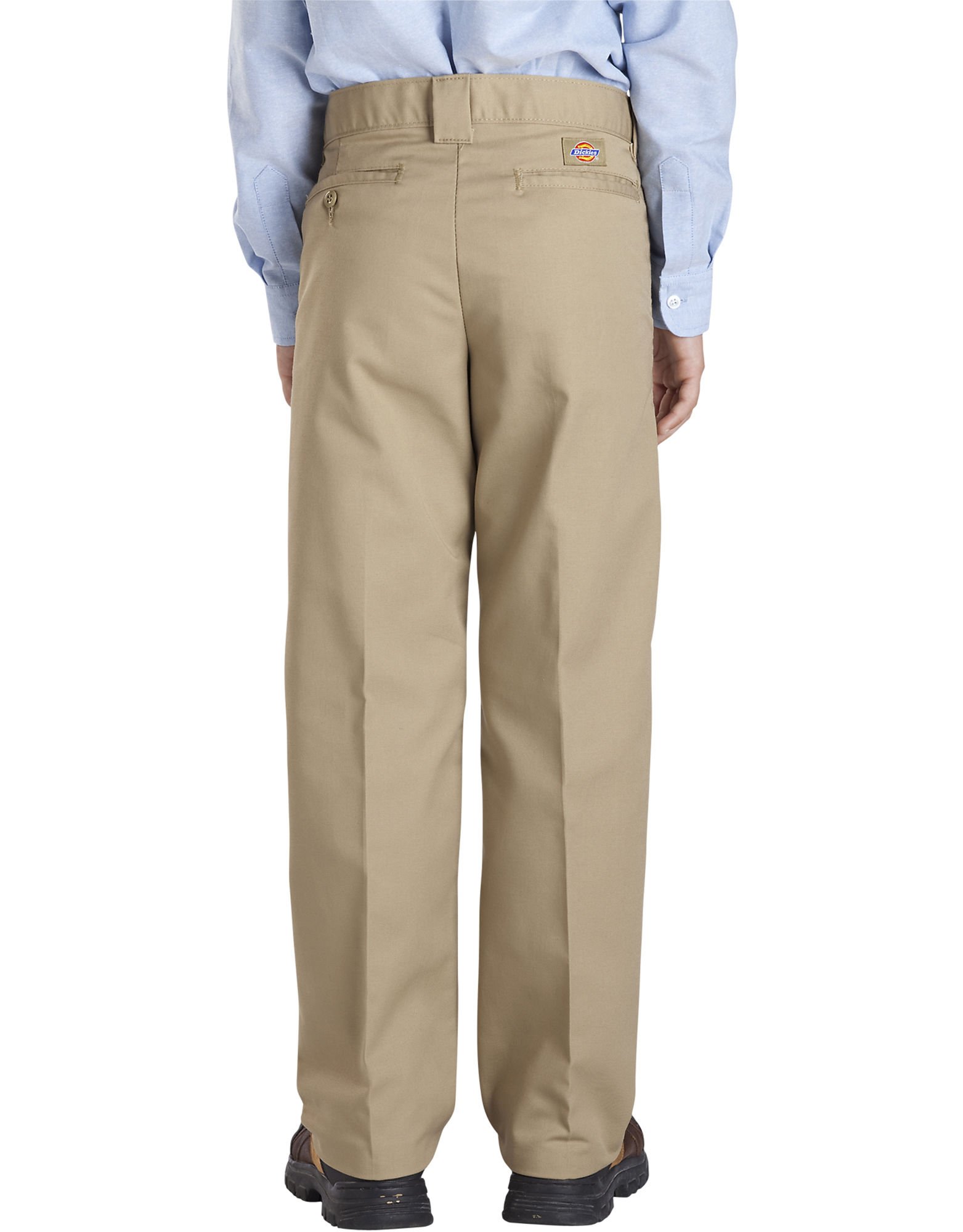Dickies boys Slim Straight School Uniform Pants, Dark Navy, 7 US