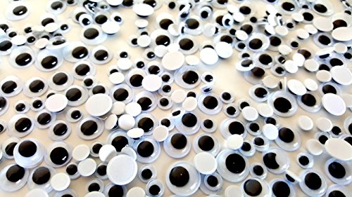 Playscene Children's Craft 'Wiggle-Googly Eyes' (500 Piece Pack)