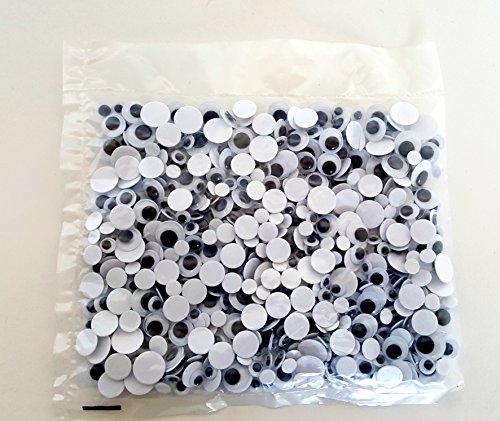 Playscene Children's Craft 'Wiggle-Googly Eyes' (500 Piece Pack)