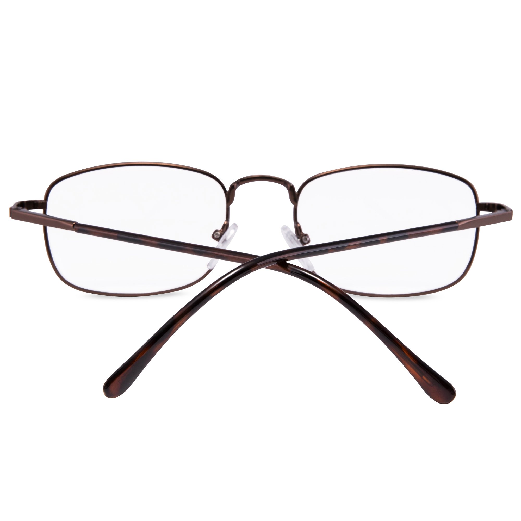 EYEGUARD High Magnification Power 2 Pairs Spring Hinge Reading Glasses Ultra Clear Men & Women Reader(+4.50+5.00 +5.50+6.00)
