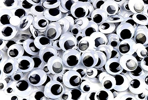Playscene Children's Craft 'Wiggle-Googly Eyes' (500 Piece Pack)
