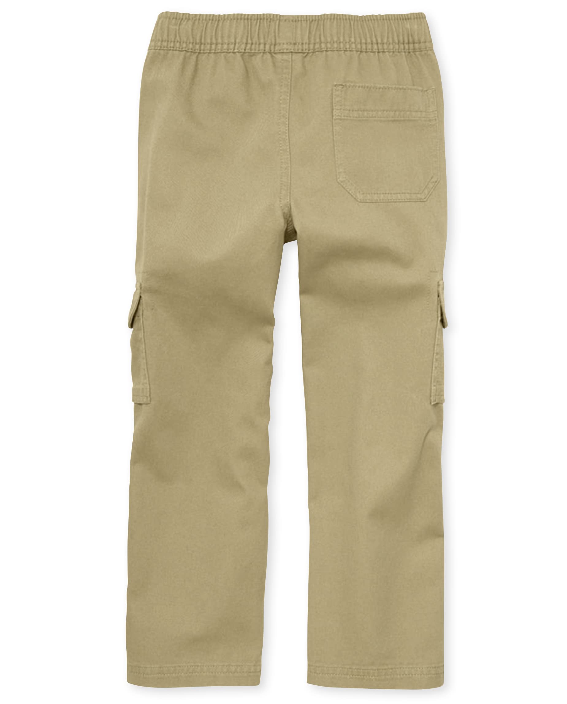 The Children's Place Boys Pull on Cargo Pants,Flax Single,8H