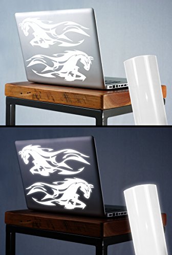 3M Reflective White Silver Adhesive Craft Vinyl Sheet 12 Inch x 30 Inch Roll Pack for Silhouette, Cricut and Cameo (12" x 30" Roll)