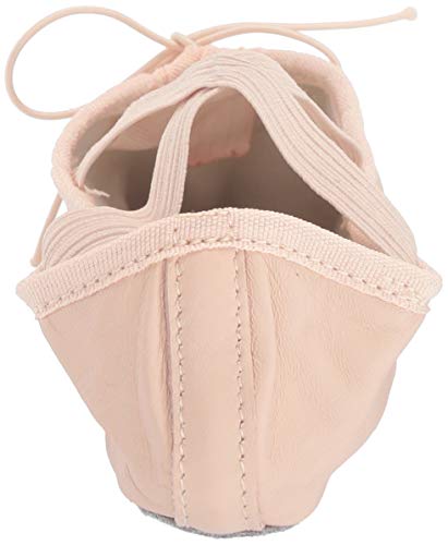 Capezio Girls Leather Juliet Ballet Shoe-Child, Light Pink, 12.5 Little Kid