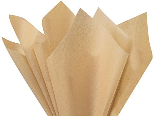 Desert Tan Tissue Paper 20 x 30 48 Sheets Premium Quality Gift wrap Paper by A1 bakery supplies