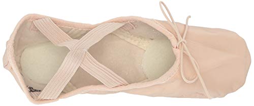 Capezio Girls Leather Juliet Ballet Shoe-Child, Light Pink, 12.5 Little Kid