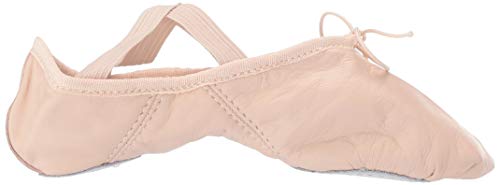 Capezio Girls Leather Juliet Ballet Shoe-Child, Light Pink, 12.5 Little Kid