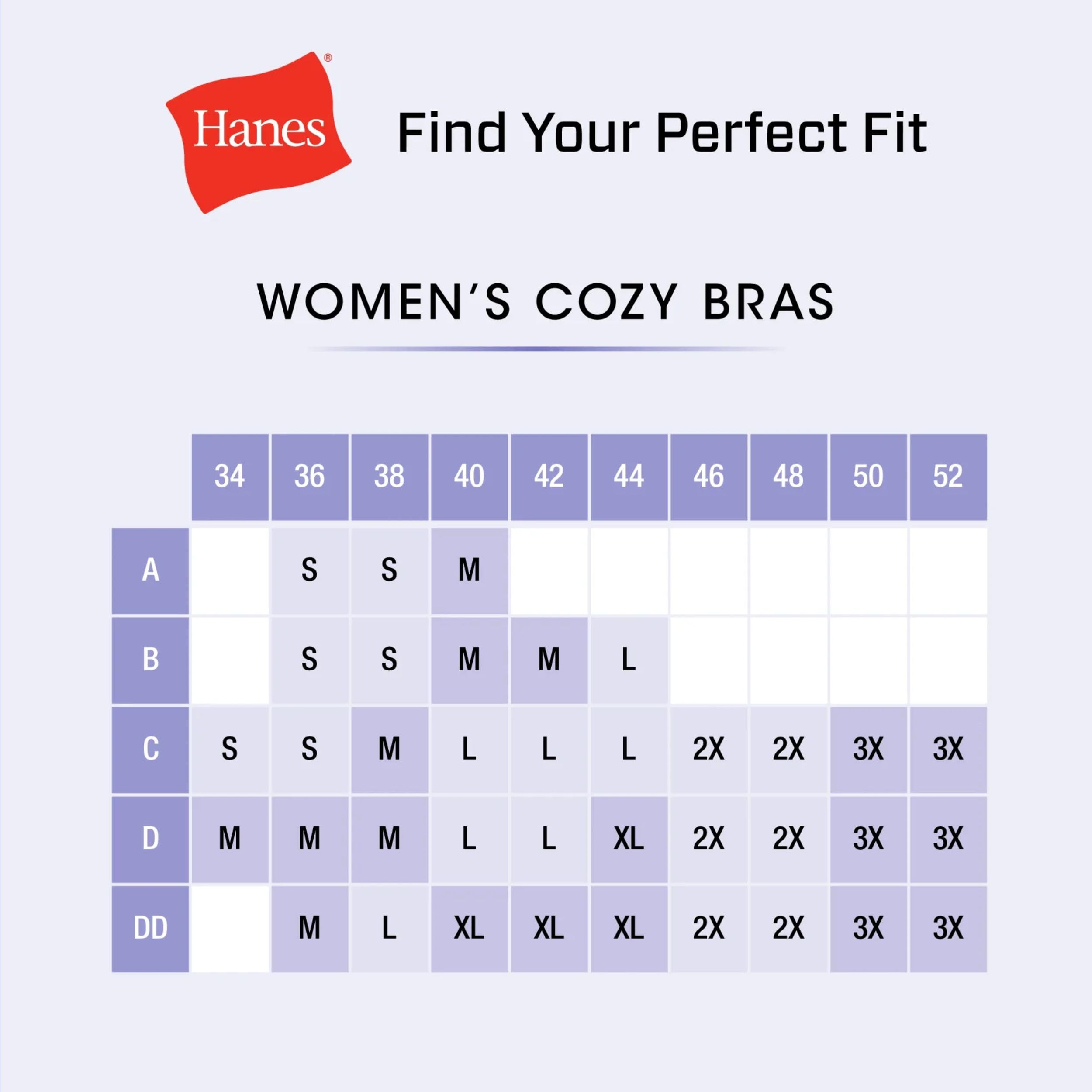 Hanes womens Get Cozy Pullover Comfortflex Fit Wirefree Mhg196 bras, Nude, 3X-Large US