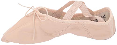 Capezio Girls Leather Juliet Ballet Shoe-Child, Light Pink, 12.5 Little Kid