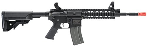 Elite Force M4 AEG Automatic 6mm BB Rifle Airsoft Gun, CFR, Black