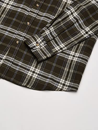 Wrangler Authentics Men's Long Sleeve Flannel Shirt, Rosin, X-Large
