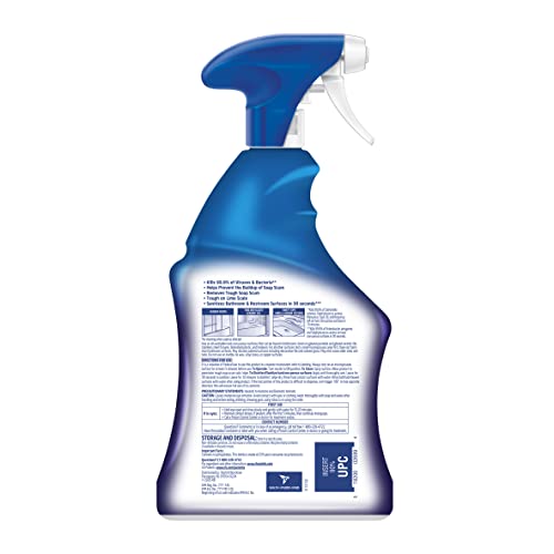 Lysol Power Bathroom Cleaner Trigger, 22 Ounces (Pack of 2)