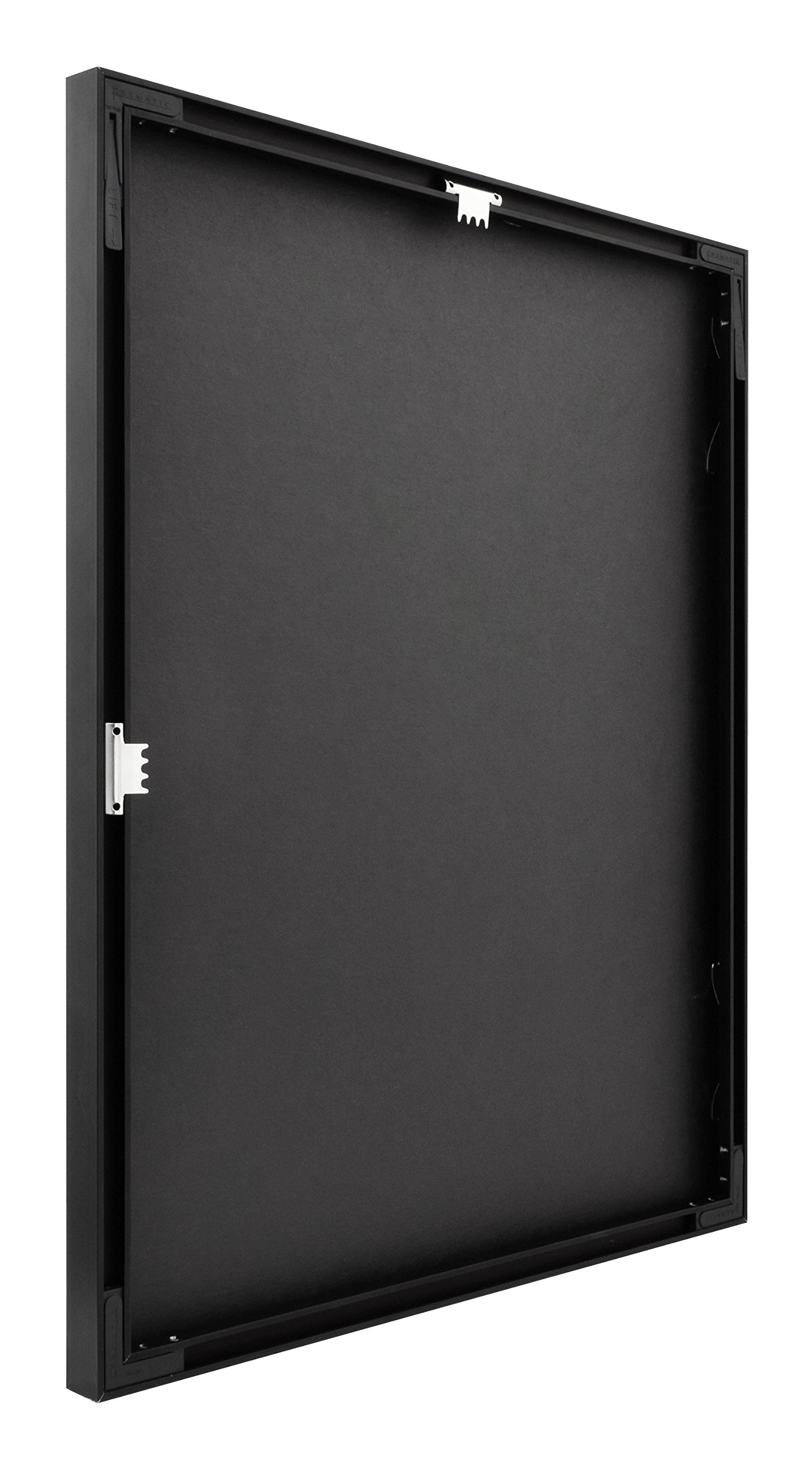 MCS Framatic Fineline Aluminum Frame, Black, 16 x 20 in matted to 11 x 14 in, Single