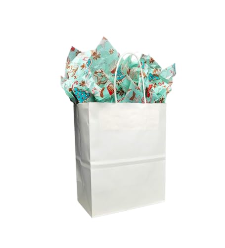 K-Kraft Christmas Designs Tissue Paper (Vintage Kraft Tissue, 102 Sheet Pack)