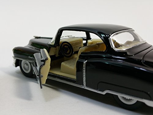 Kinsmart 1953 Cadillac Series 62 Black 2 Door Coupe 1/43 O Scale Diecast Car