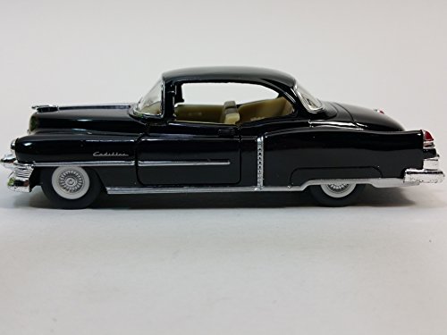 Kinsmart 1953 Cadillac Series 62 Black 2 Door Coupe 1/43 O Scale Diecast Car