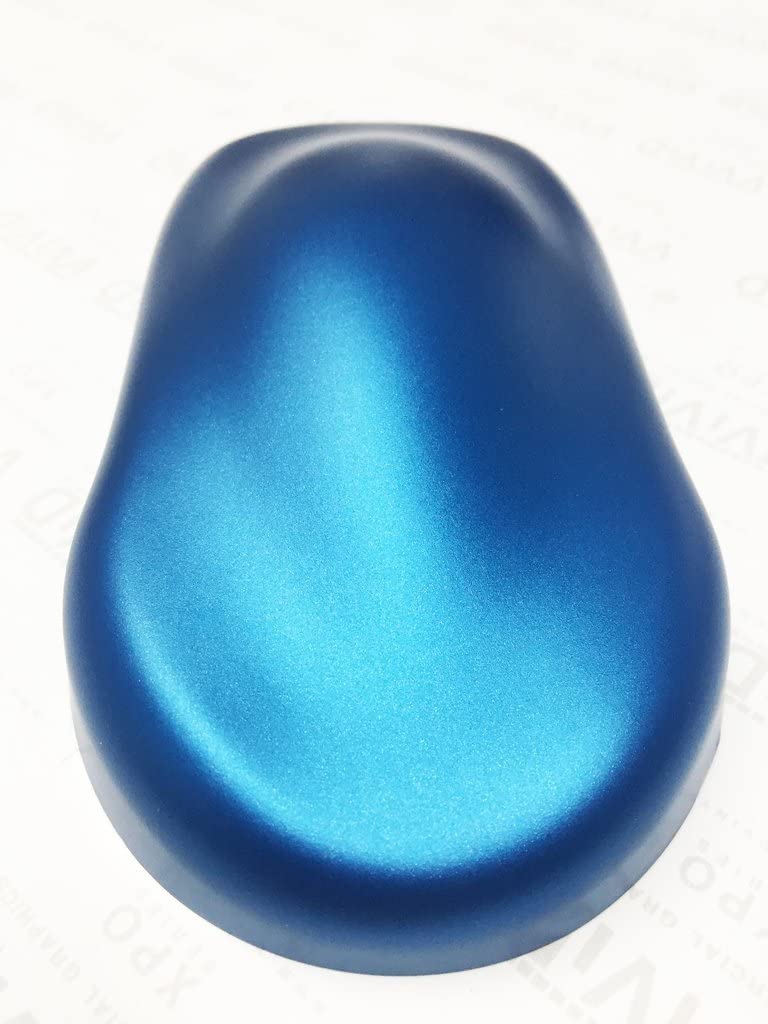 VViViD+ Matte Metallic Blue (Ghost) Vinyl Wrap Roll (1ft x 5ft)
